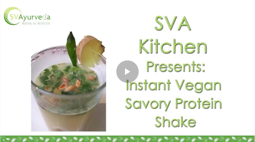 SVA Kitchen Presents: Instant Vegan Savory Protein Shake • Shaka ...